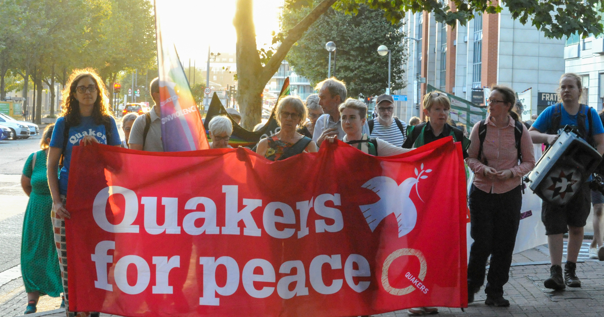 Witnessing for peace at Yearly Meeting | Quakers in Britain